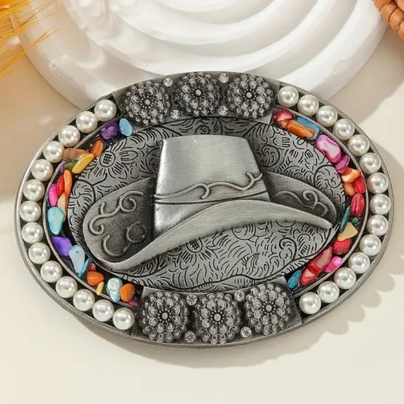 Accessories | New Cowgirl Cowboy Stetson Hat Western Belt Buckle ...